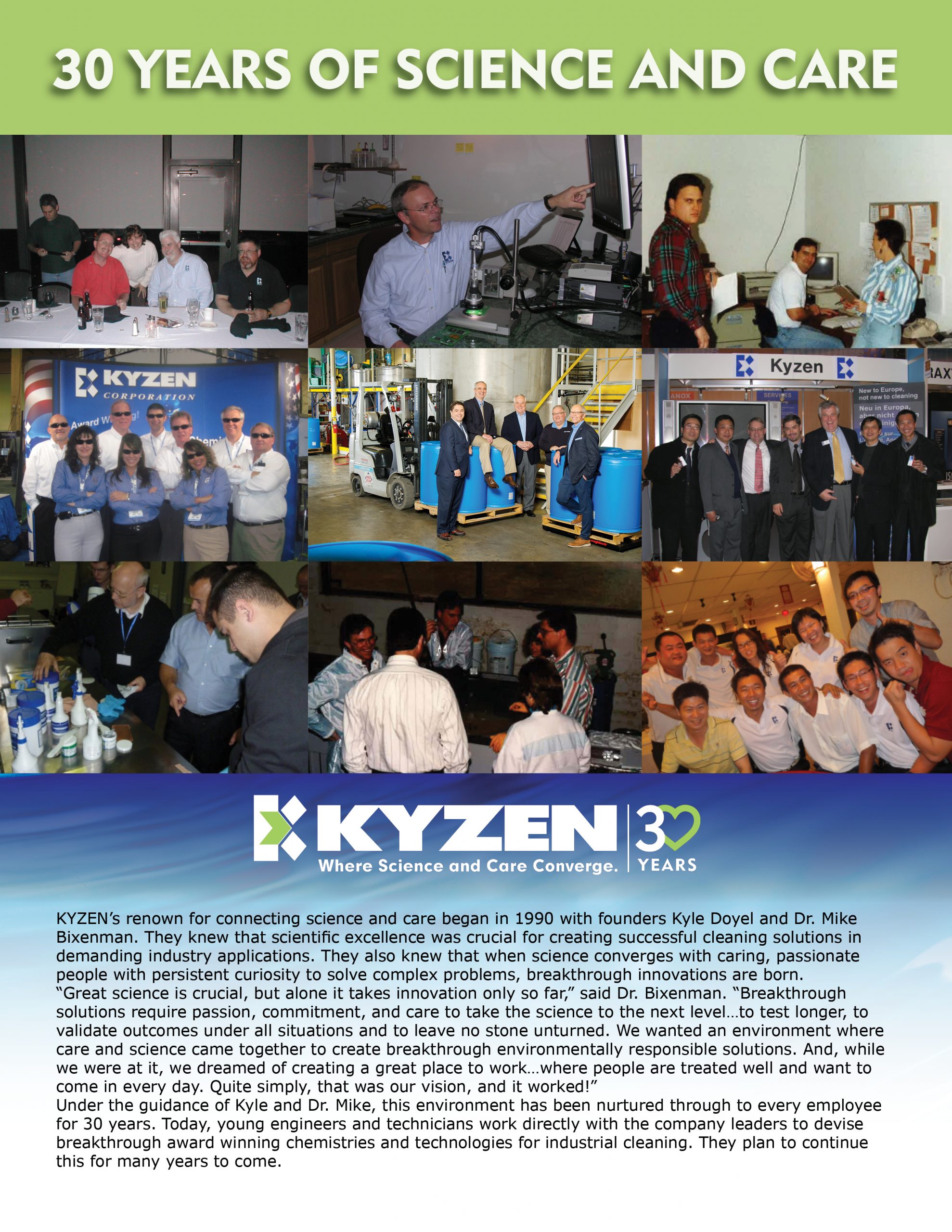 30 Years of Science and Care | KYZEN: Eco-Friendly Cleaning Products ...